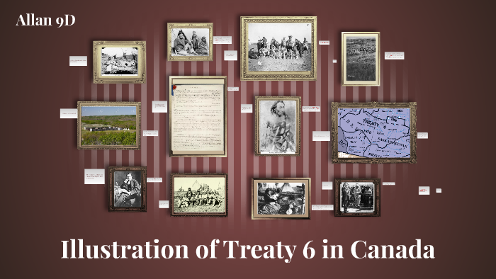 Illustration of Treaty 6 in Canada by Allan Carvalho on Prezi