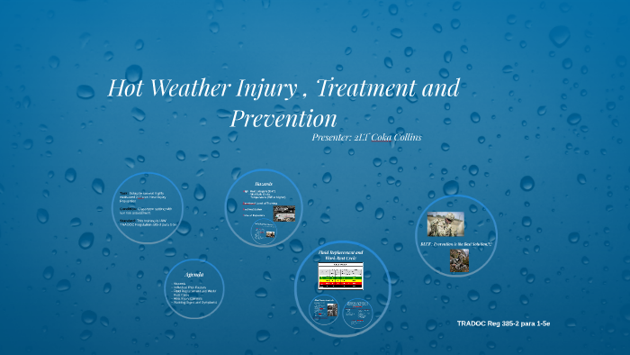 Hot Weather Injury , Treatment and Prevention by Coka Collins on Prezi