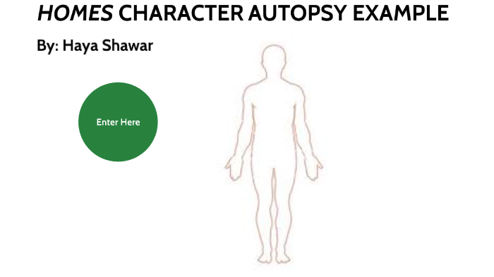 HOMES Character Autopsy Example by Haya Shawar on Prezi