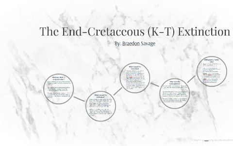 The End-Cretaceous (K-T) Extinction by Braedon Savage on Prezi