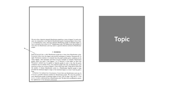 Hamiltoian Cycles in Bipartite Graphs by Cooper Spinelli on Prezi