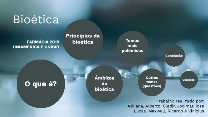 Bioética O que é. by vinicius pereira on Prezi