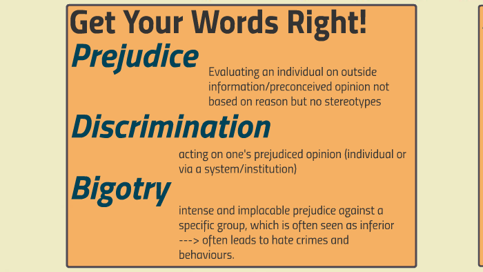 -ISMS of Prejudice, Discrimination by Jaryl George Solomon on Prezi
