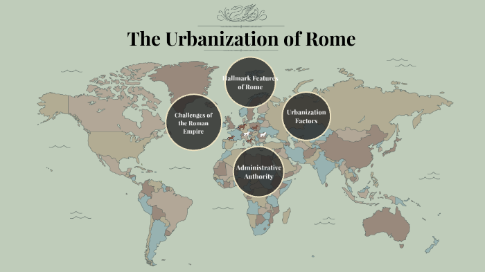 The Rise, Fall, and Urbanization of the Roman Empire by Ian Geister on ...