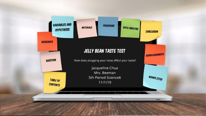 Jelly Bean Taste test Sensory Expirement by Jacqueline Chua on Prezi