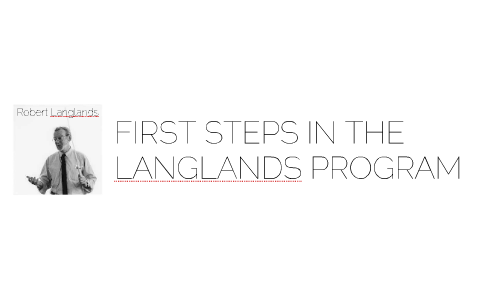 First Steps in the Langlands Program by Patrick Walls on Prezi