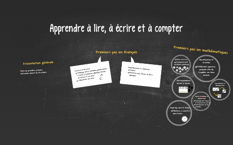 Apprendre à lire, à écrire et à compter by Florence Peteers on Prezi