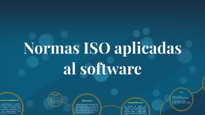 Normas ISO aplicadas al software y hardware by Bryan Paucar on Prezi