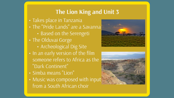 The Lion King and Africa by Mrs. Zetts on Prezi