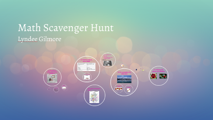 Math Scavenger Hunt by lyndee gilmore
