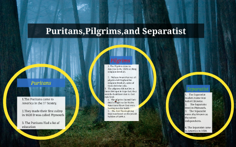 Puritans,Pilgrims,and Separatist by Pierce Hudson on Prezi