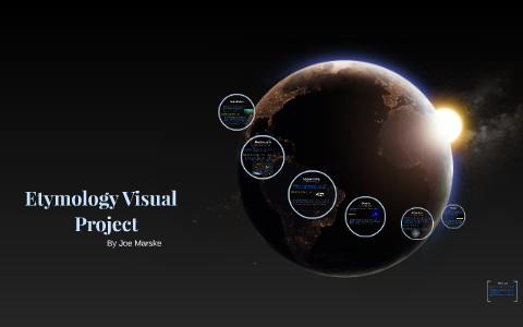 Etymology Visual by Joe Marske on Prezi