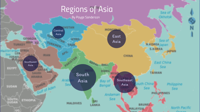 Regions of Asia by Payge Sanderson on Prezi