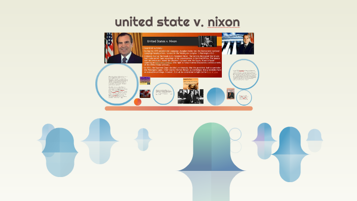 United States v. Nixon, 418 U.S. 683 (1974), was a landmark by steven ...