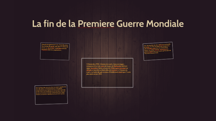 La fin de la Premiere Guerre Mondiale by Lucas Murphy on Prezi