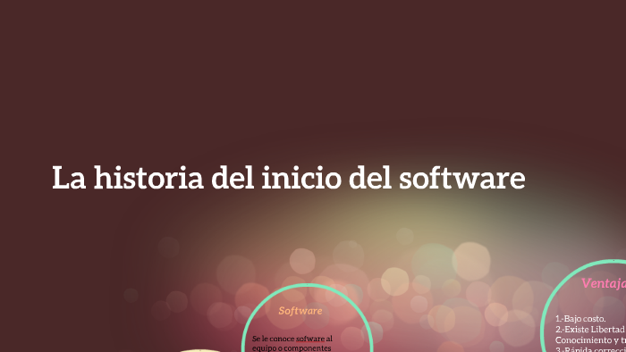 La historia del inicio del software by alondra lopez ochoa