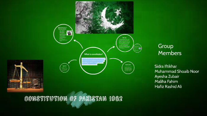 CONSTITUTION OF PAKISTAN 1962 by milli khan on Prezi
