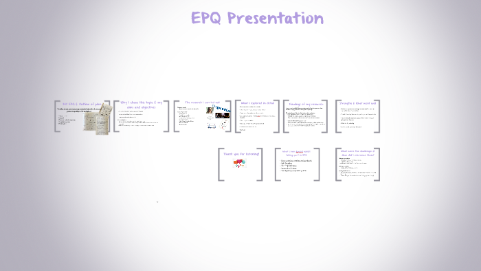 EPQ Presentation by Esme French on Prezi
