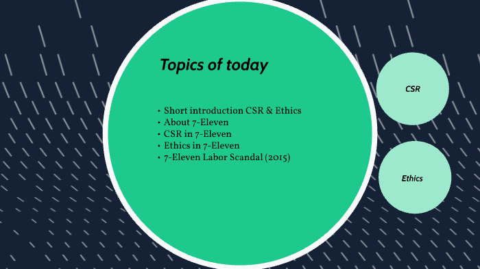 CSR & Ethics in 7-Eleven by zohal Delawar on Prezi