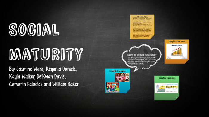 Social maturity by Camarin Nicole