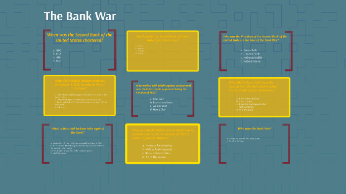 The Bank War by Sarah Sawyer on Prezi