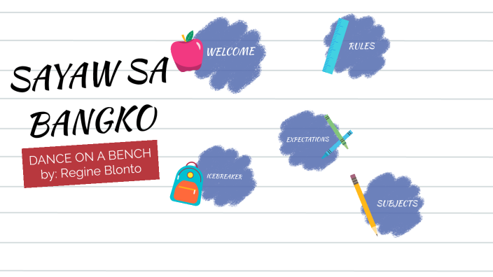 SAYAW SA BANGKO by Regine Blonto on Prezi