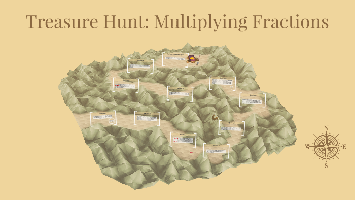 Treasure Hunt: Multiplying Fractions by Kandi Kinney on Prezi