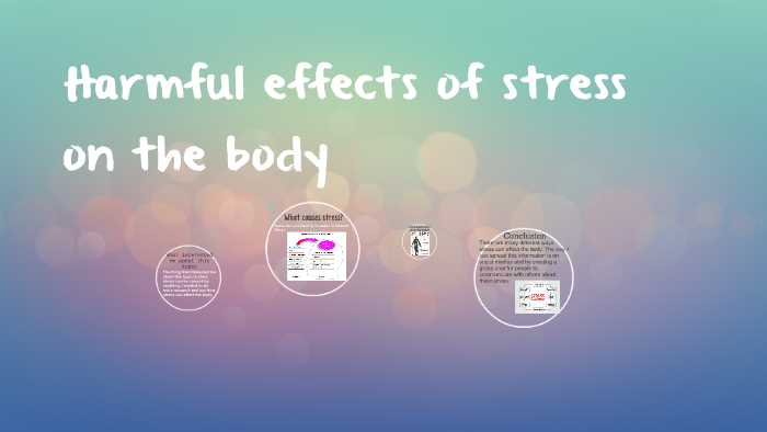 Harmful effects of stress on the body by Priscilla Huoy