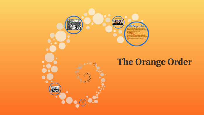 The Orange Order by jillian hammond on Prezi