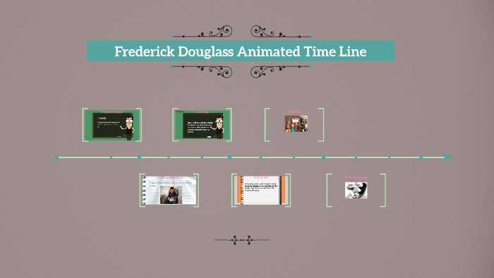 Frederick Douglass Timeline comic strip by Jamie Lee on Prezi