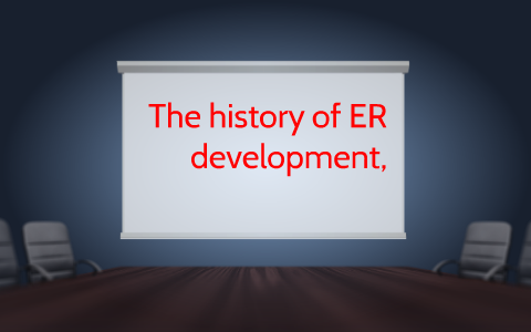 The history of ER development, by on Prezi