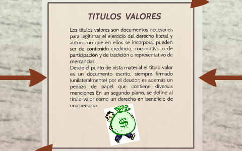 TITULOS VALORES by vivian gaona on Prezi