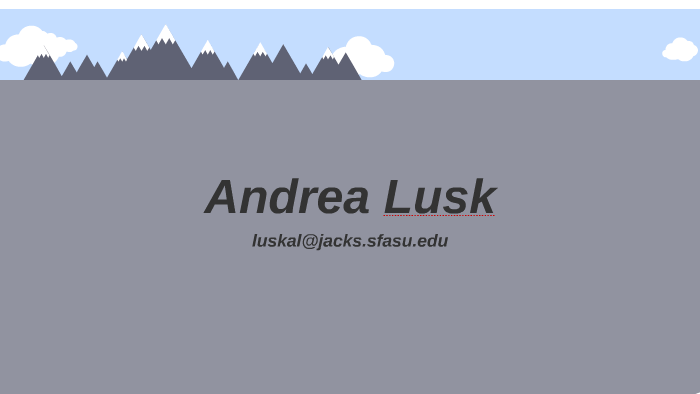Andrea Lusk Resume by Andrea Lusk on Prezi