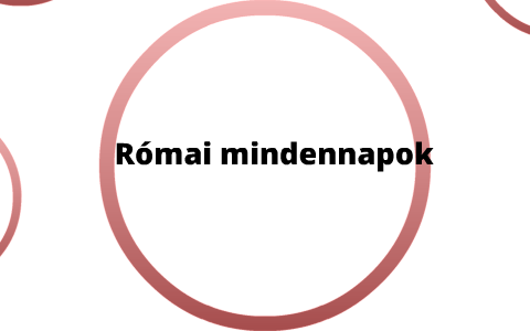 Római mindennapok by Kilyénfalvi Zsófi on Prezi