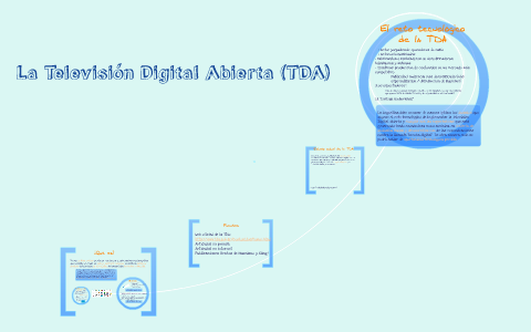 La Televisión Digital Abierta (TDA) by Grupo TDA on Prezi