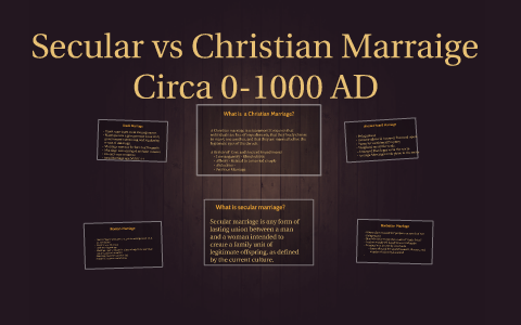 Secular vs Religious Marriage by christopher simons on Prezi