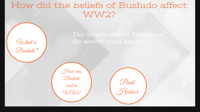 The effects of Bushido on WW2 by Robert Bleloch on Prezi