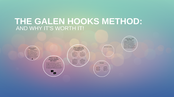THE GALEN HOOKS METHOD; by Weatherly Giblin