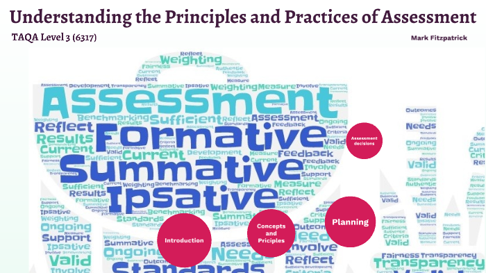 Understanding the Principles and Practices of Assessment by Mark ...