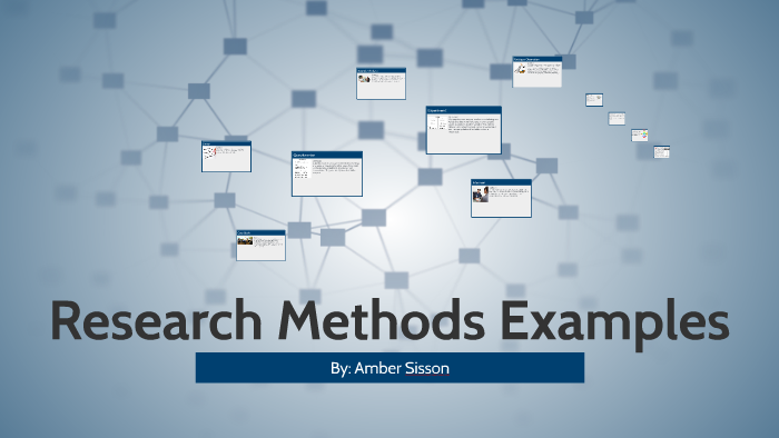 Research Methods Examples by Amber Sisson on Prezi