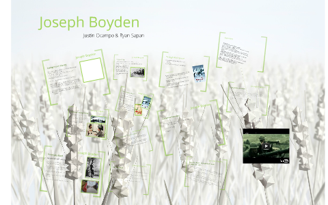 Joseph Boyden - English Presentation by Ryan Sapan on Prezi