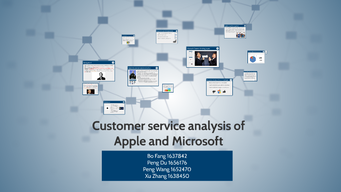 Customer service analysis of Apple and Microsoft by ALEX ZHANG on Prezi