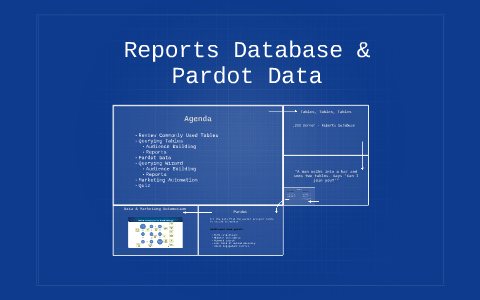 Reporting Database & Pardot Data by Taylor LeBlanc on Prezi