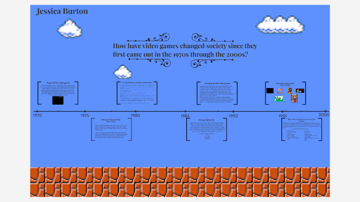 How have video games changed society throughout the years by Jessica Burton