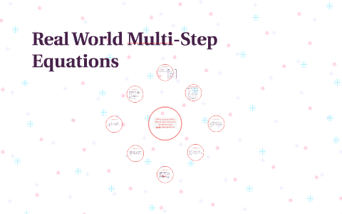 Real World Multi-Step Equations by Toyen Malcolm on Prezi