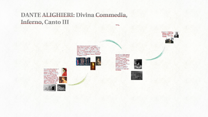 DANTE ALIGHIERI: Divina Commedia, Inferno, Canto III by Elena Gilioli ...
