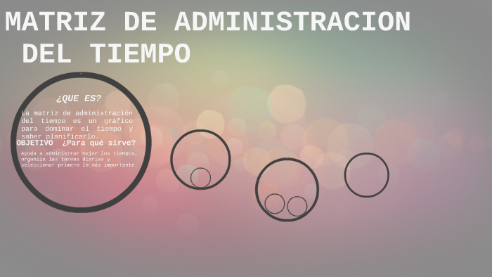 MATRIZ DE ADMINISTRACIÓN DEL TIEMPO by cindy yuliani olivares sandoval ...