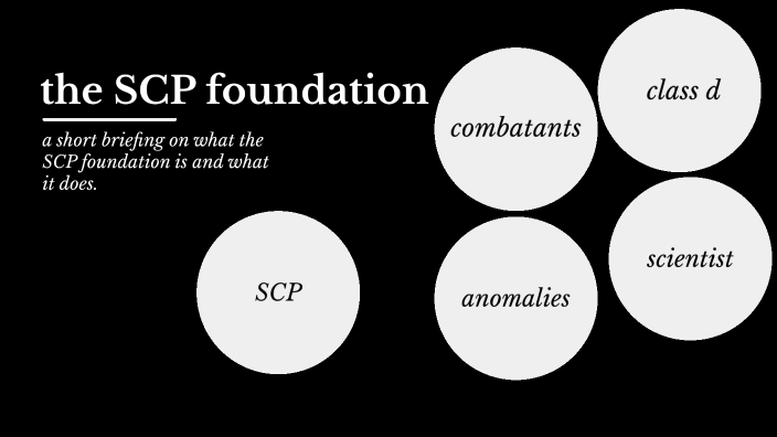 the SCP foundation by Tomas McGrath on Prezi