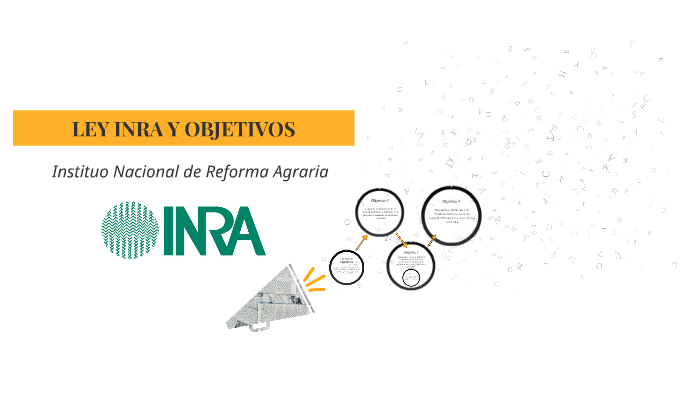 LEY INRA Y OBJETIVOS by Sergio Morales Condori on Prezi