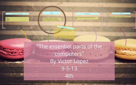 "The essential parts of the computers" by Victor Lopez on Prezi